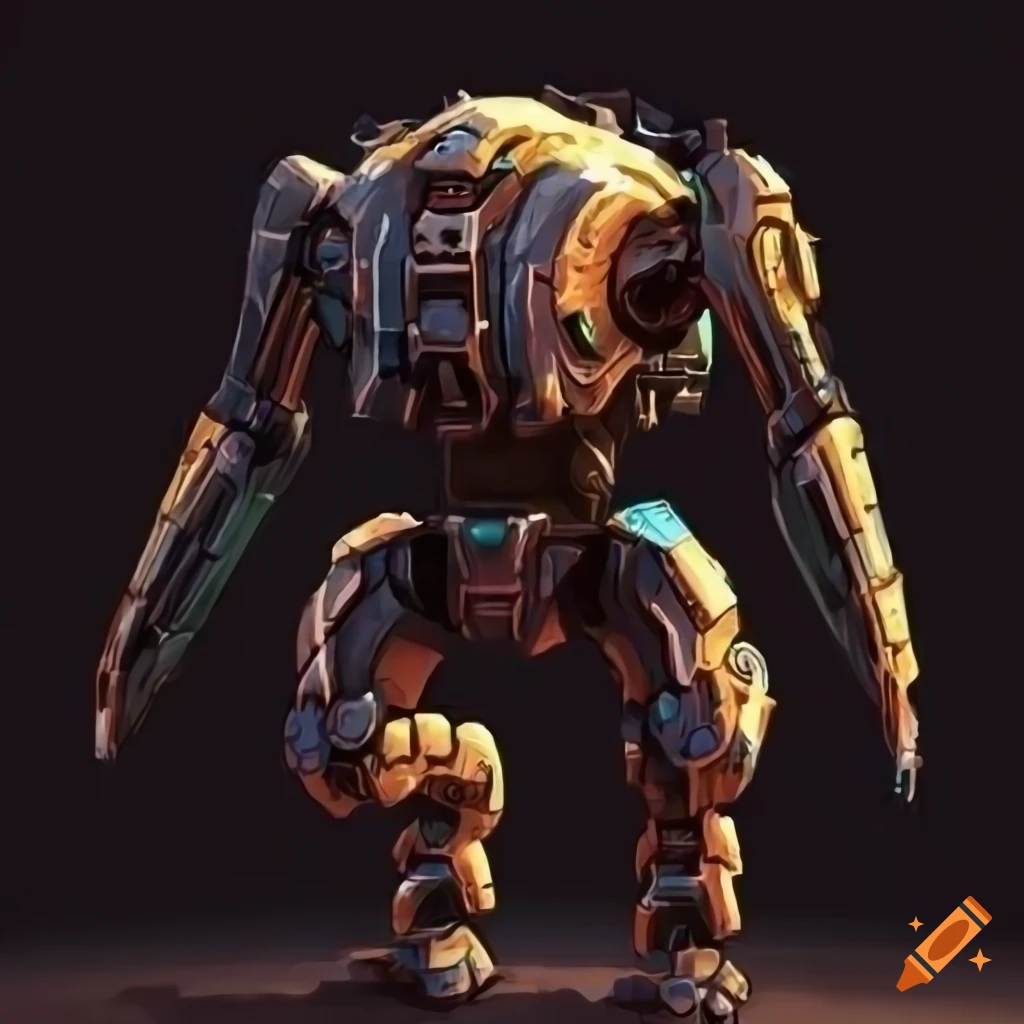 Polymorphism hybrid mech on Craiyon