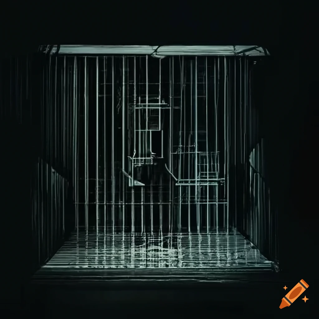 Abstract representation of an algorithmic jail on Craiyon