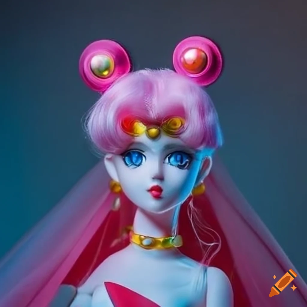 Art deco style sailor moon doll on Craiyon