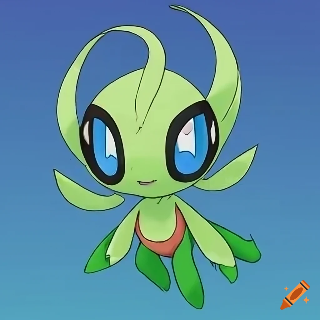 Célébi Pokemon character on Craiyon