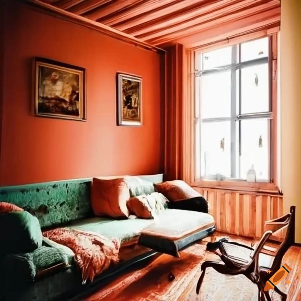 Beautifully designed old apartment on Craiyon