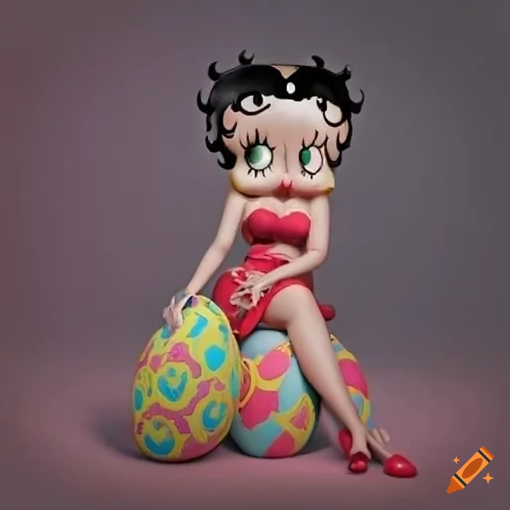Surprise Easter Betty Boop On Craiyon