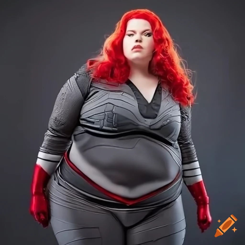 Powerful marvel superhero black widow on Craiyon