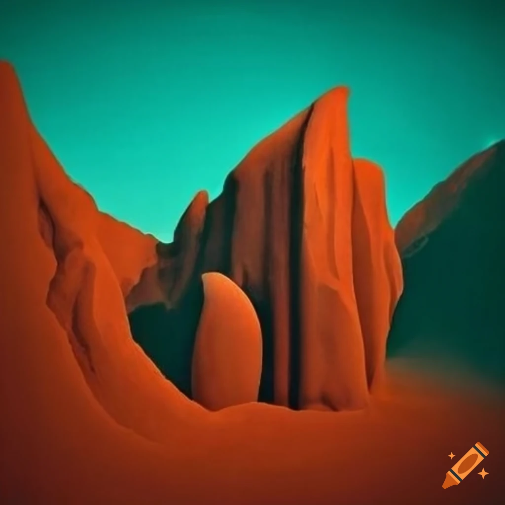 Human-shaped landscape inspired by max ernst's bodyscape photography on ...