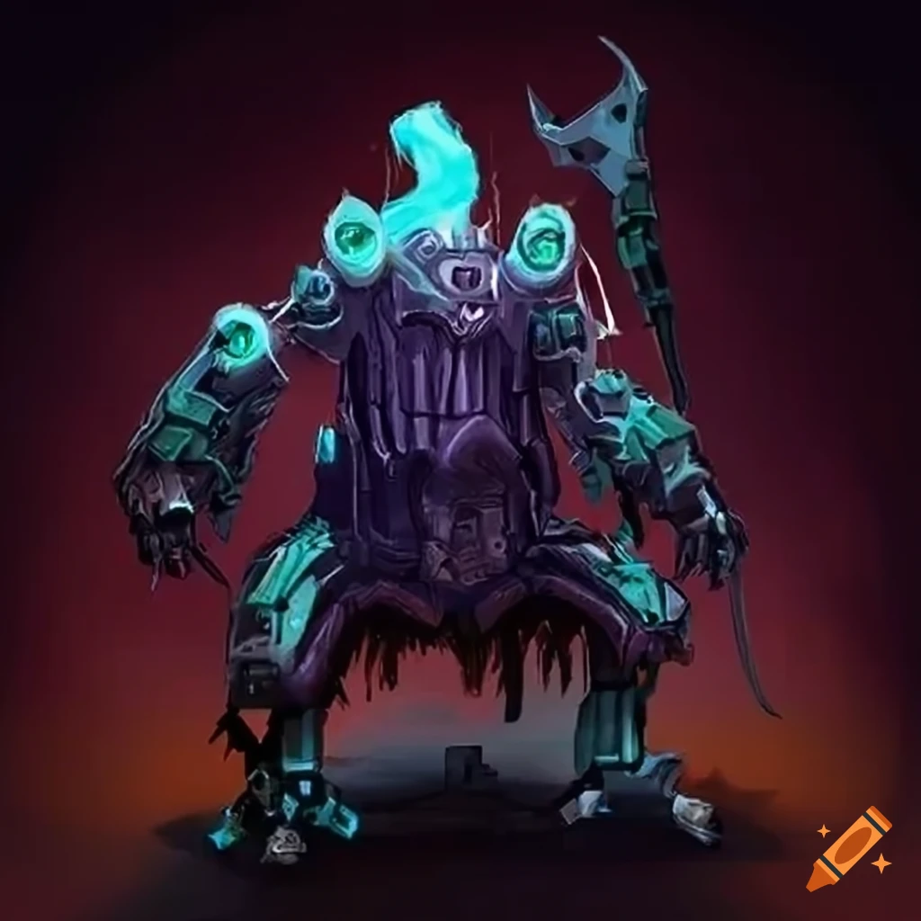 Polymorphic hybrid mech wizard on Craiyon