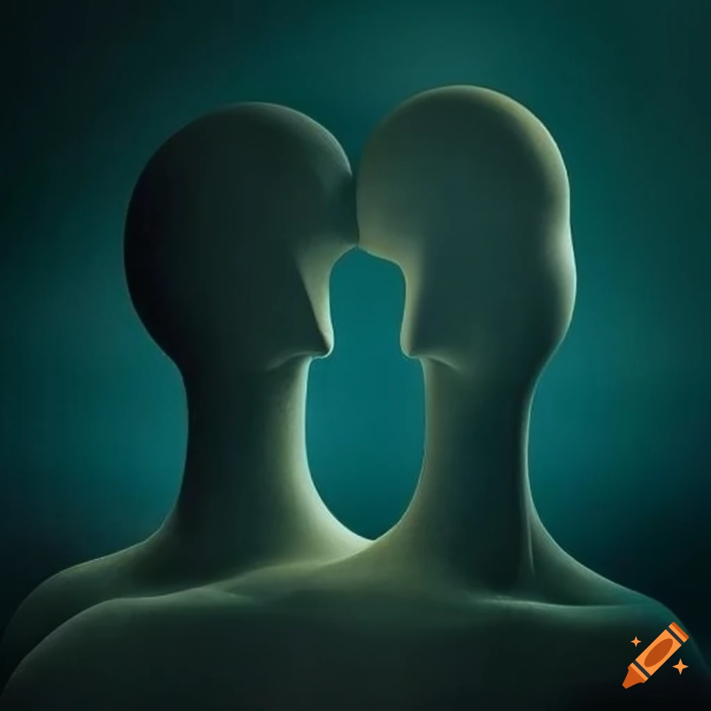 Landscape created from human shapes inspired by max ernst on Craiyon