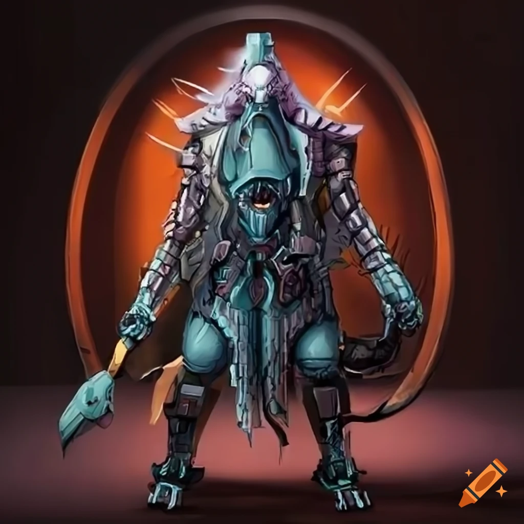 Polymorphic hybrid mech wizard on Craiyon