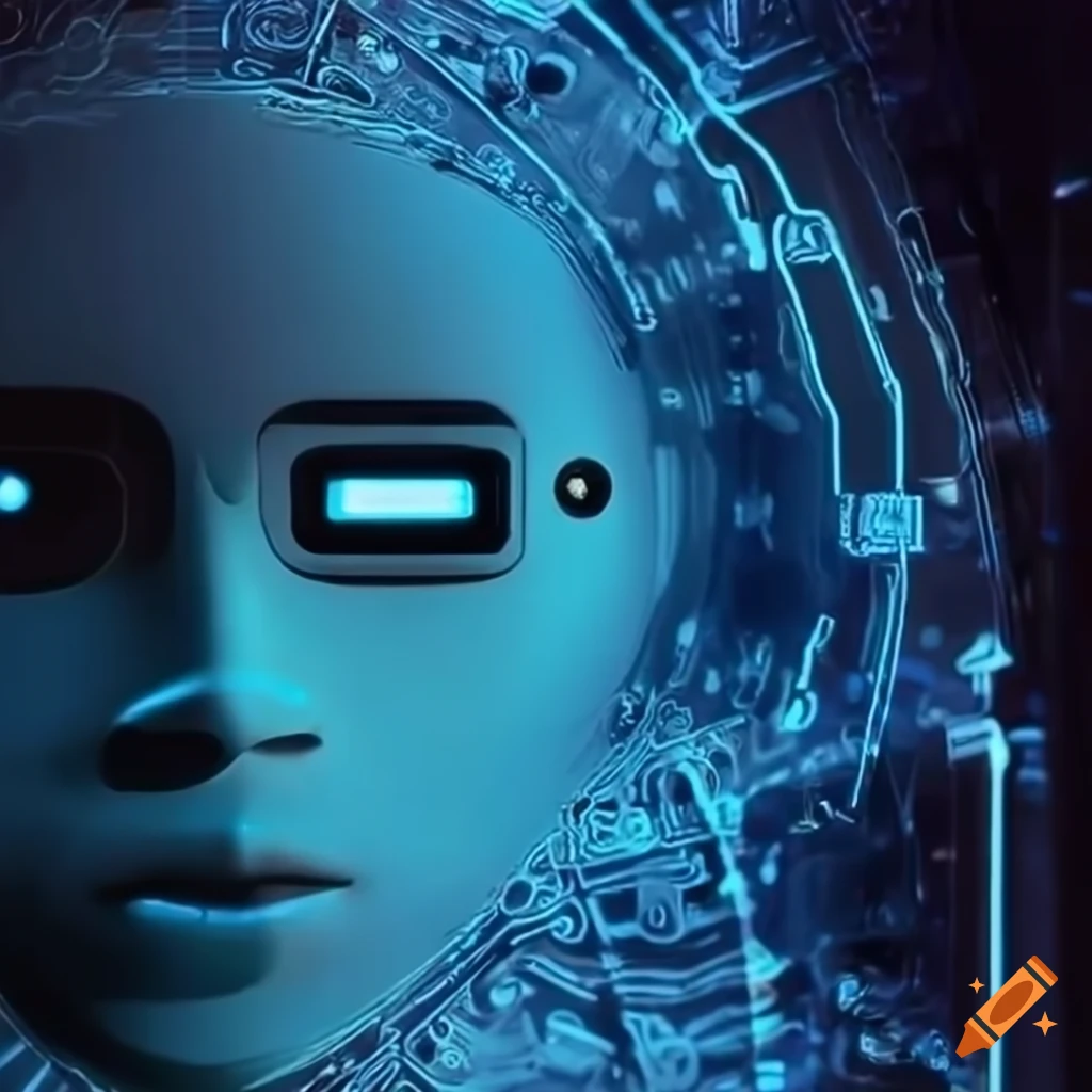 Minimalistic abstract bots with ai on Craiyon