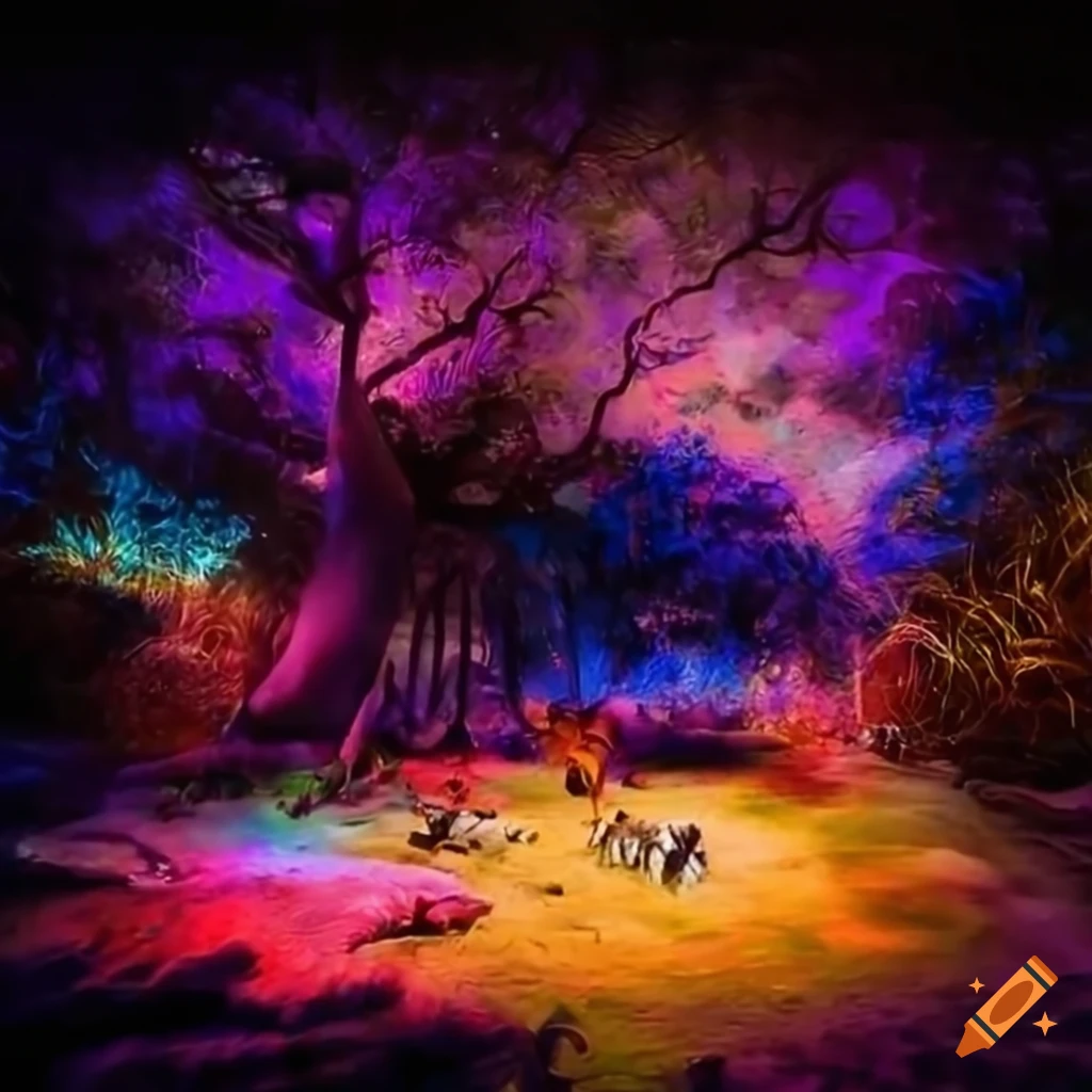 Heaven for dogs - a colorful paradise filled with treats and playtime ...