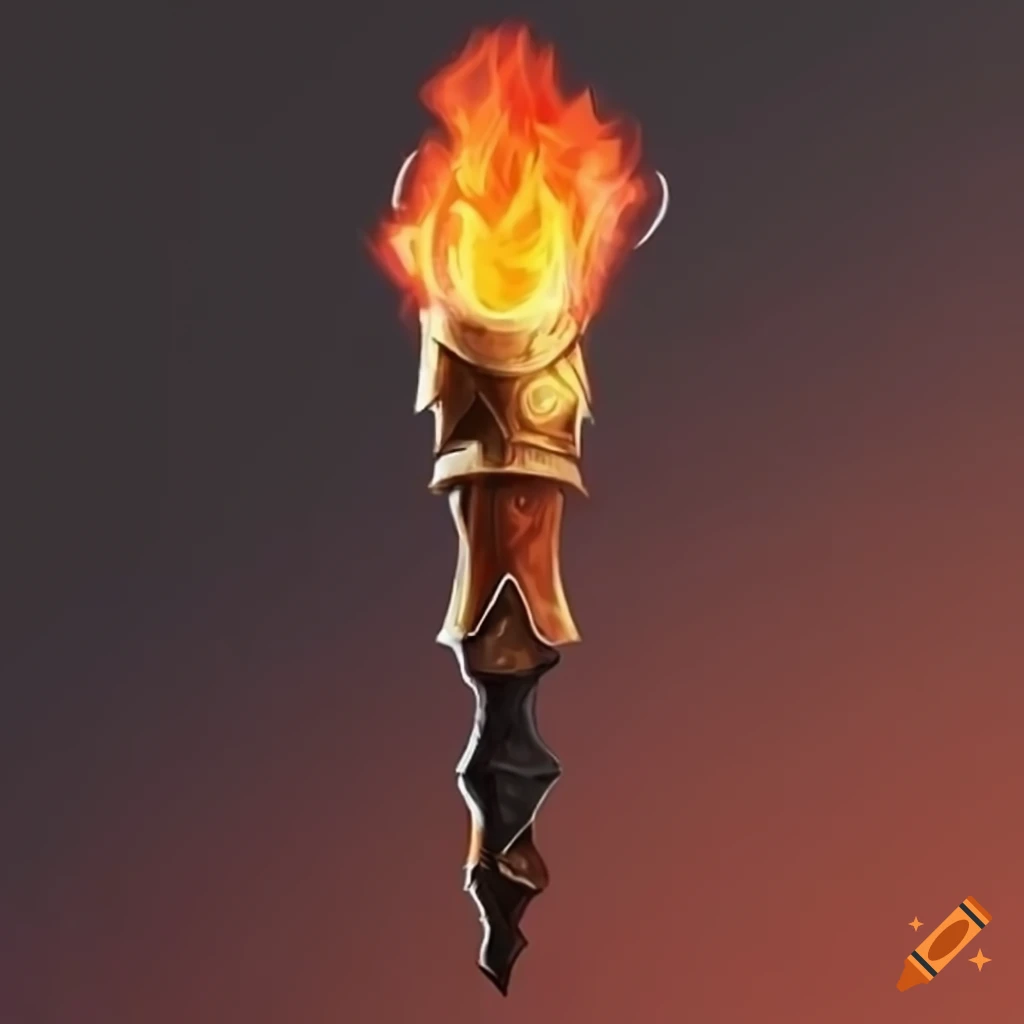 Rpg dungeon torch on Craiyon