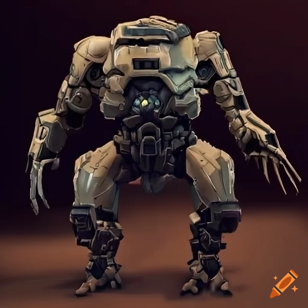 Polymorphism hybrid mech on Craiyon