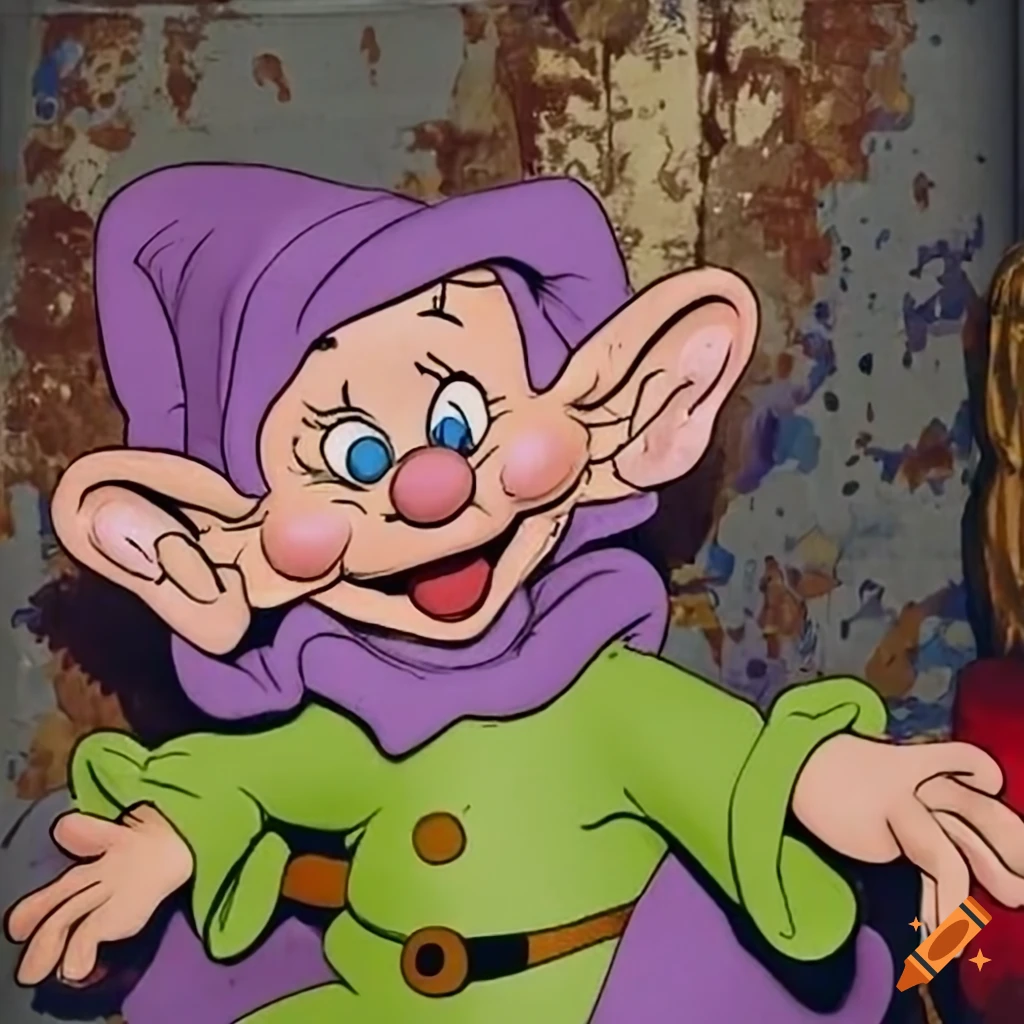 Dopey dwarf character on Craiyon