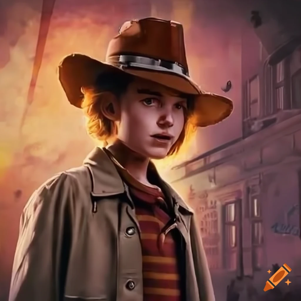 Sheriff character from stranger things on Craiyon