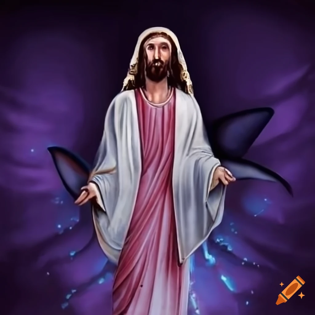 Stingray jesus christ on Craiyon