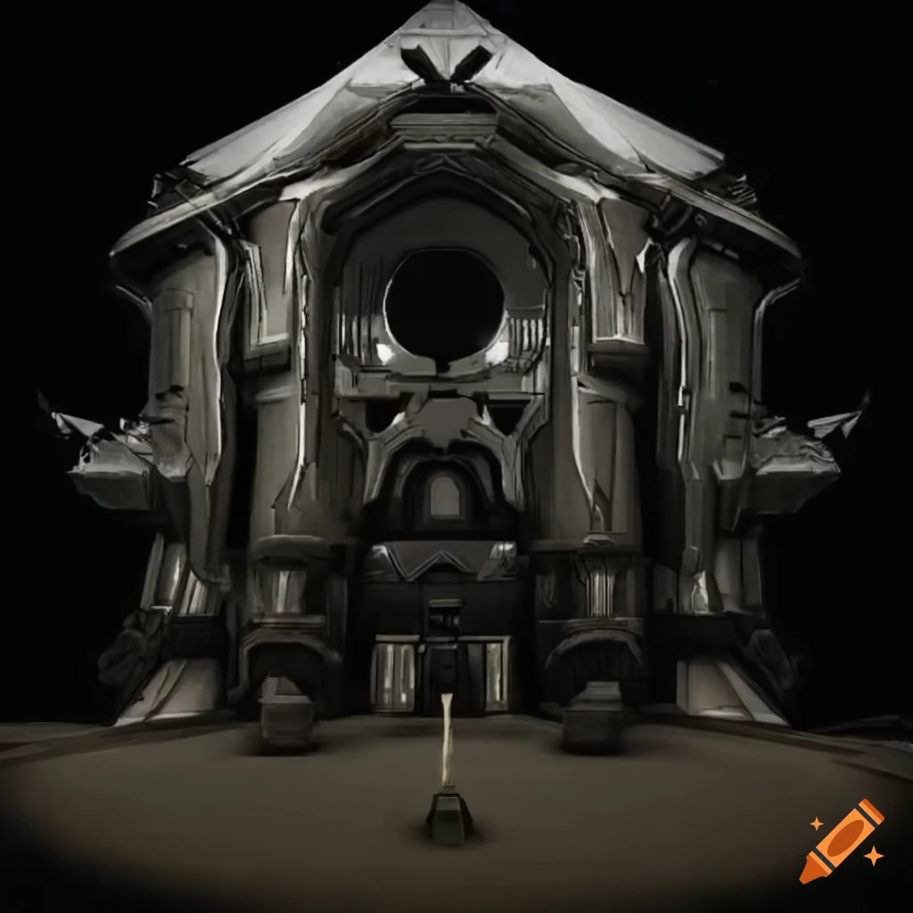 Orokin architecture from warframe video game on Craiyon