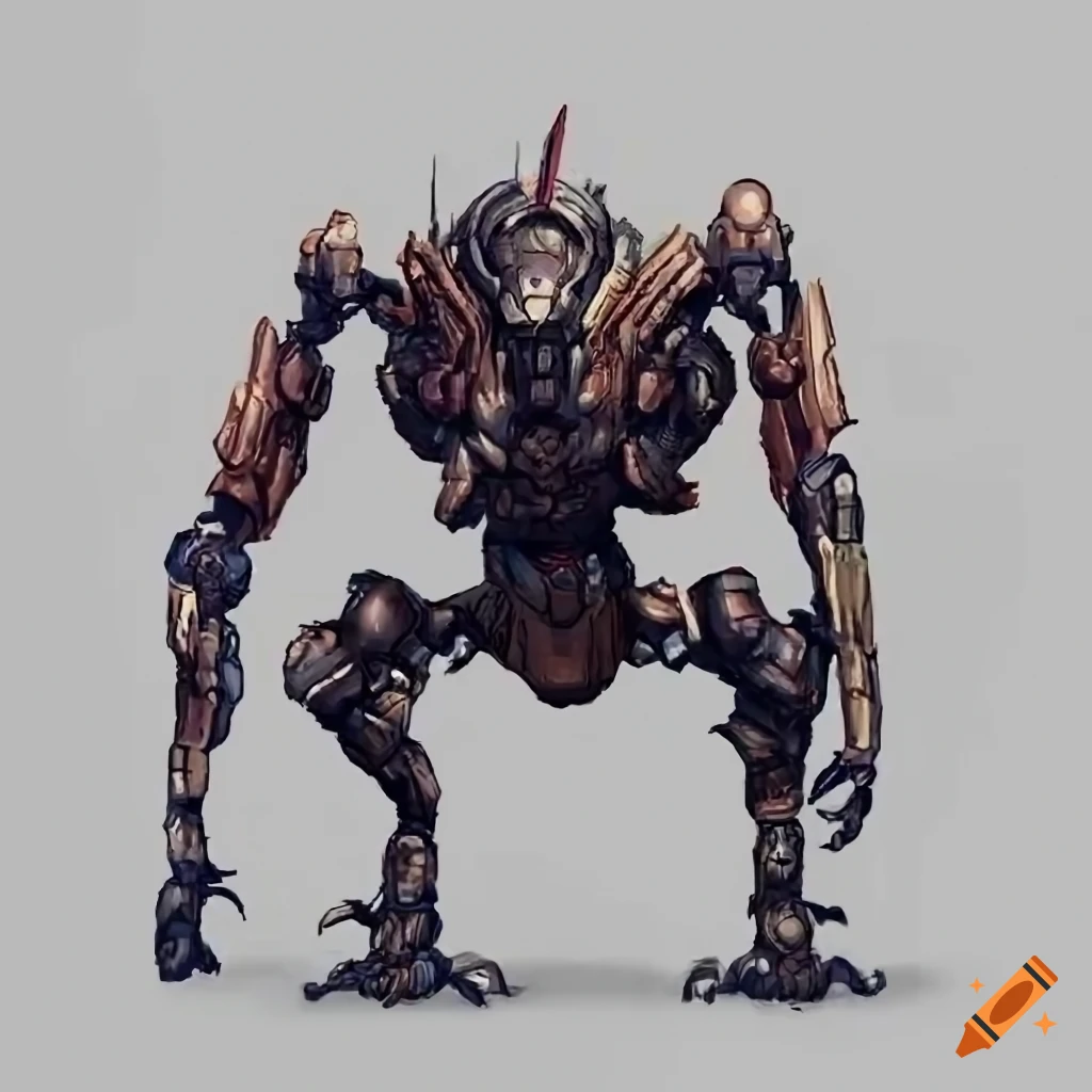 Polymorphism hybrid mech on Craiyon