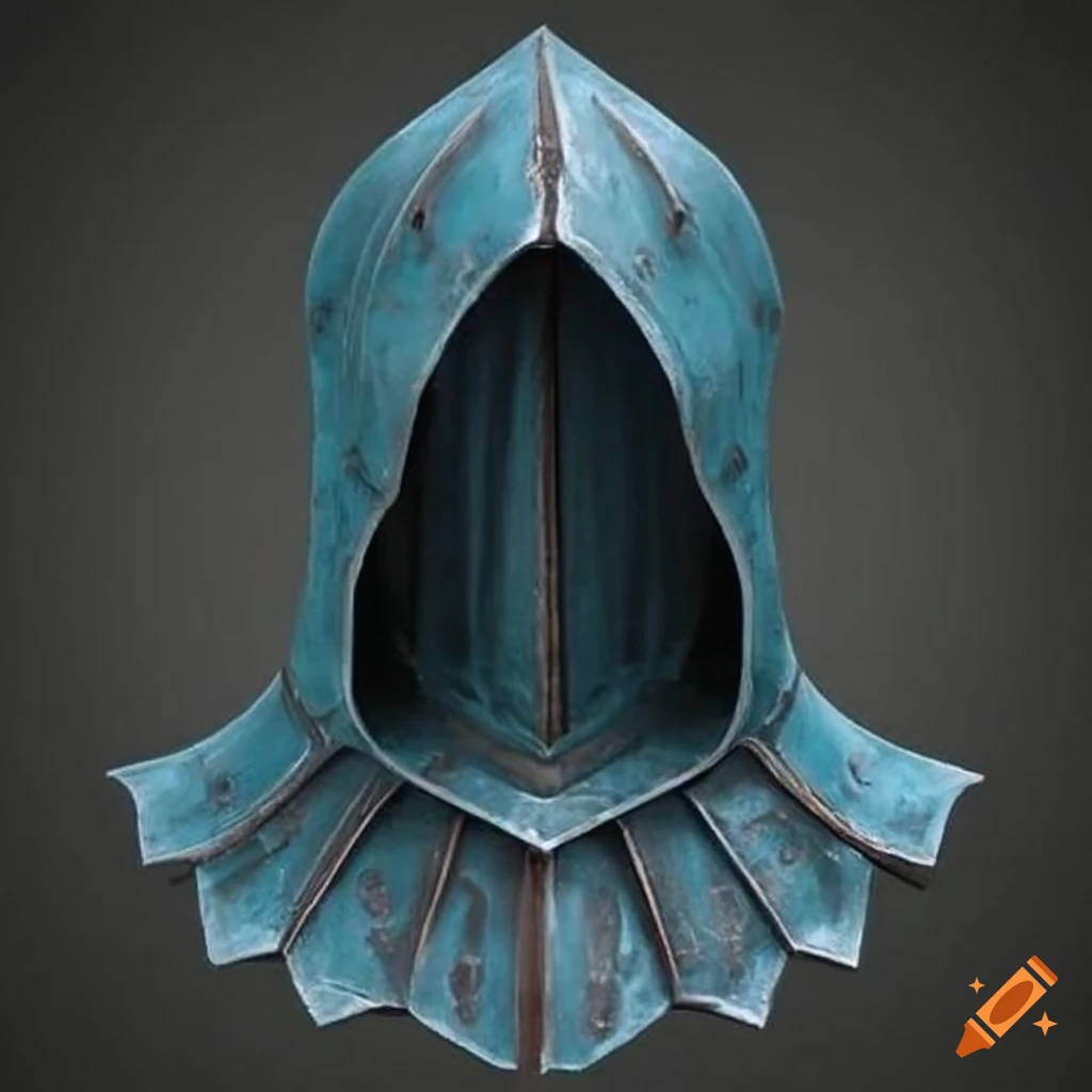 Light mythic fantasy empty cowl in detailed medieval style on Craiyon