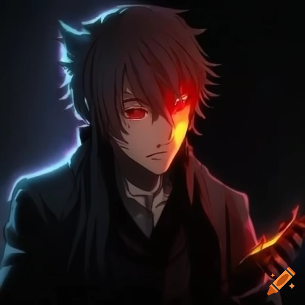 Average anime antagonist character on Craiyon