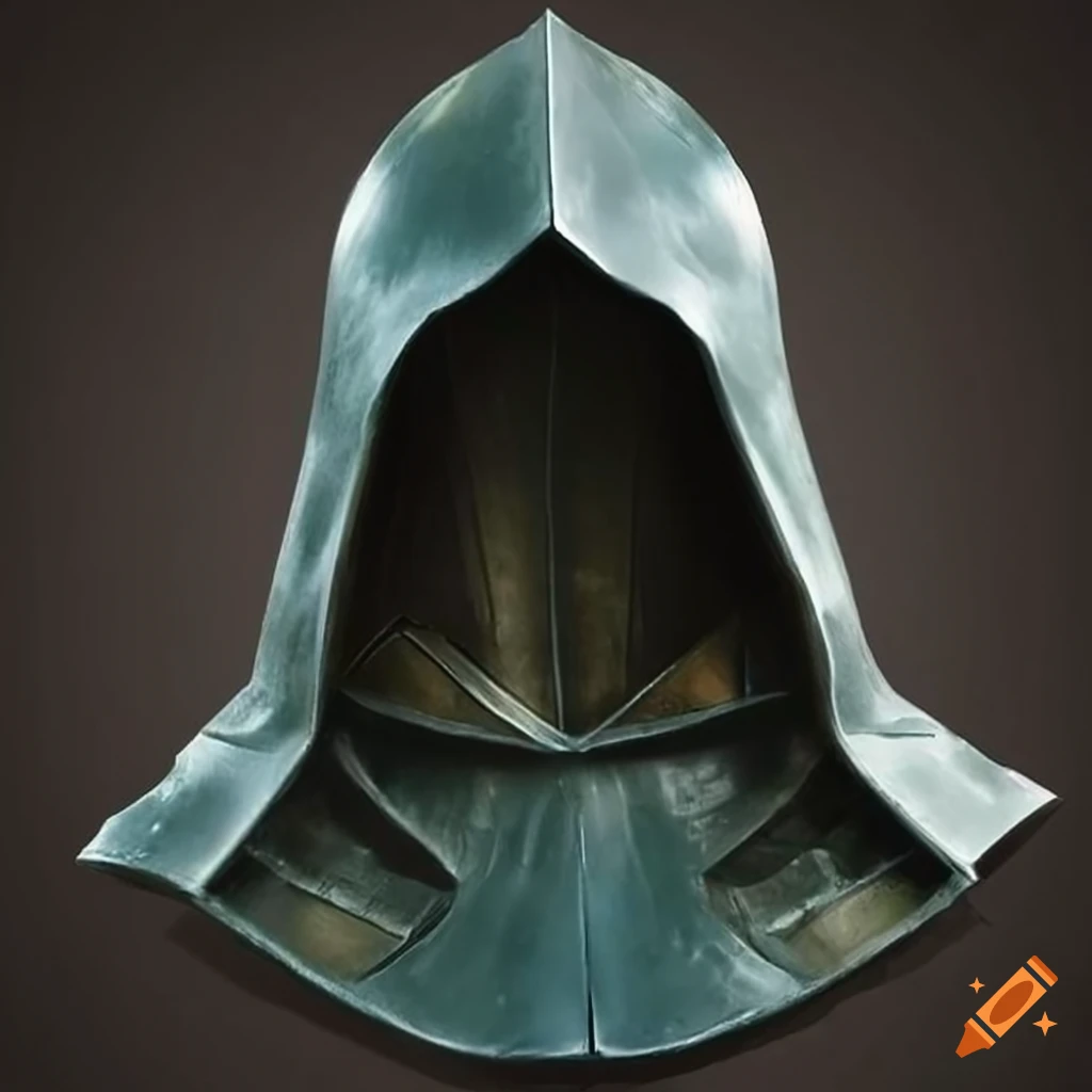 Legendary fantasy empty cowl in detailed medieval style on Craiyon