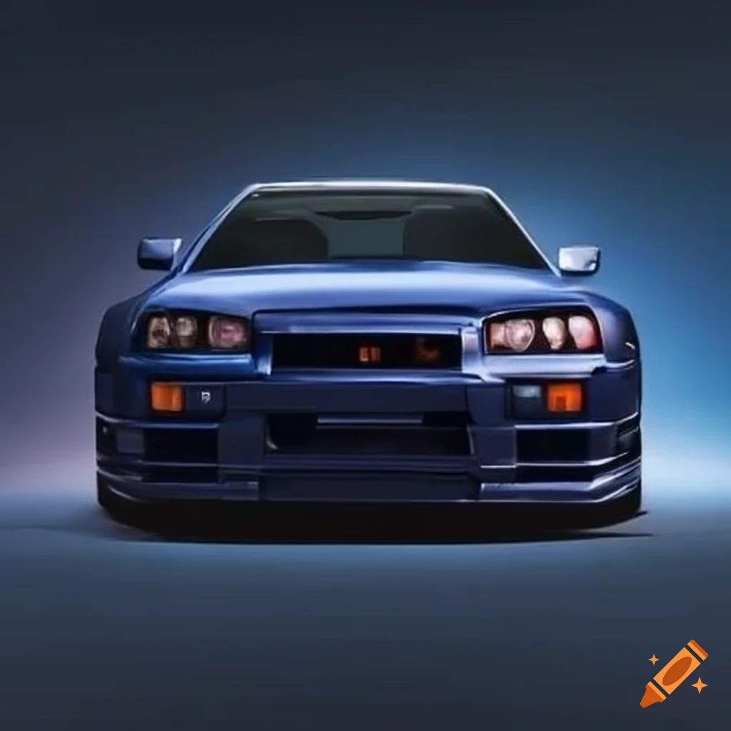 Nissan skyline gtr34 on Craiyon