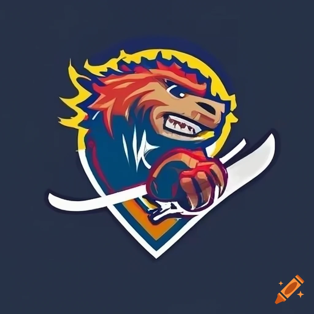 Growl hockey team logo on Craiyon