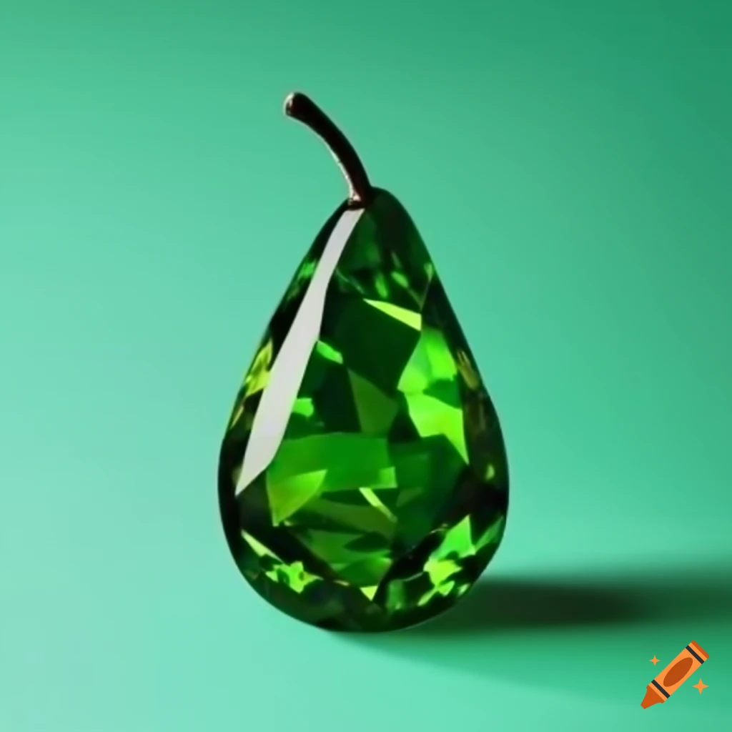 Crystal gem green pear on Craiyon
