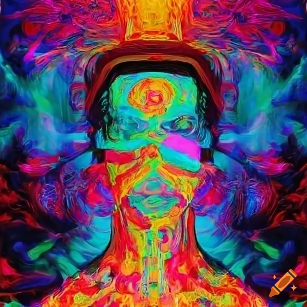 Abstract artwork inspired by 'Fidenza' NFT on Craiyon