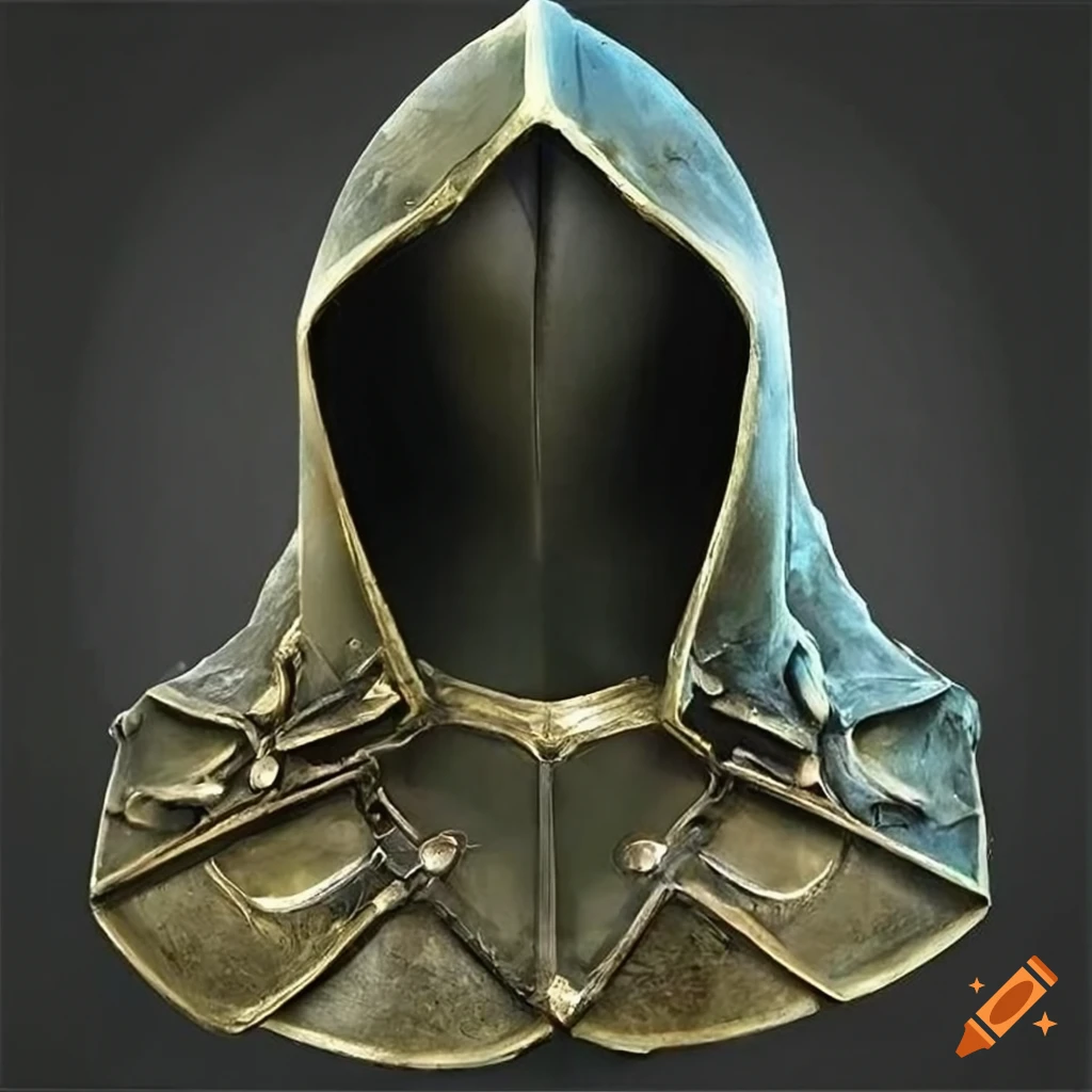 Legendary fantasy empty cowl in detailed medieval style on Craiyon