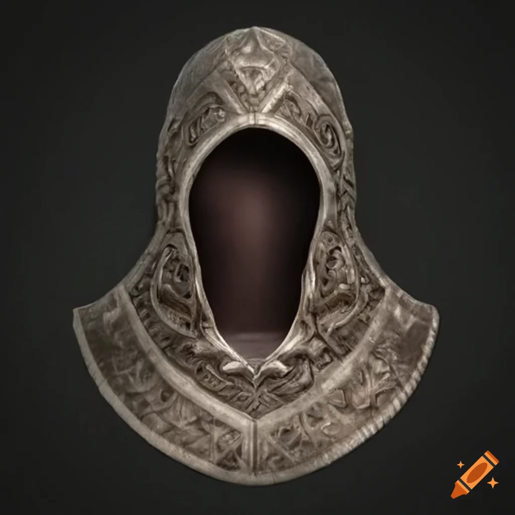 Light magical empty cowl in detailed medieval style on Craiyon