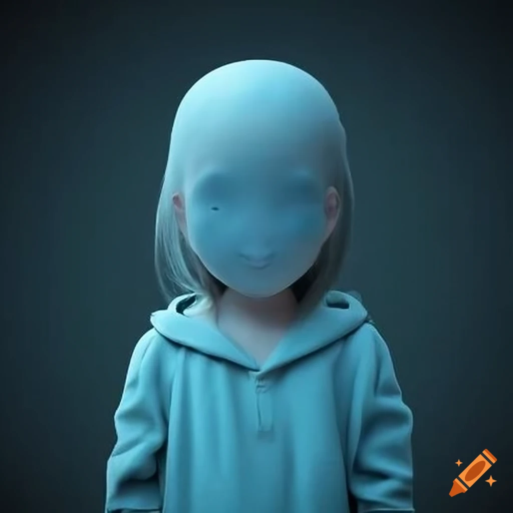 Faceless child on Craiyon