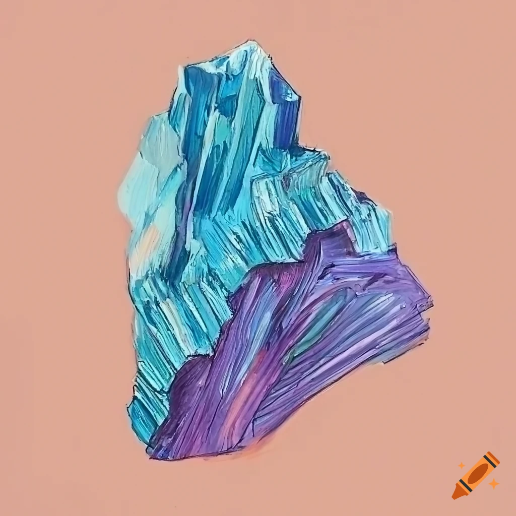 Large bismuth formation in the desert with pastel color tones in David ...
