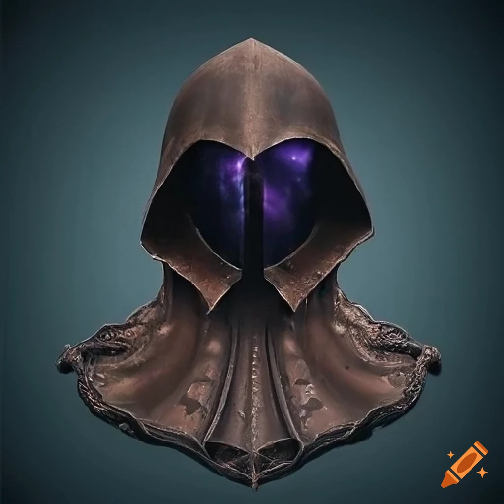 Detailed medieval style magical empty cowl in a fantasy setting on Craiyon