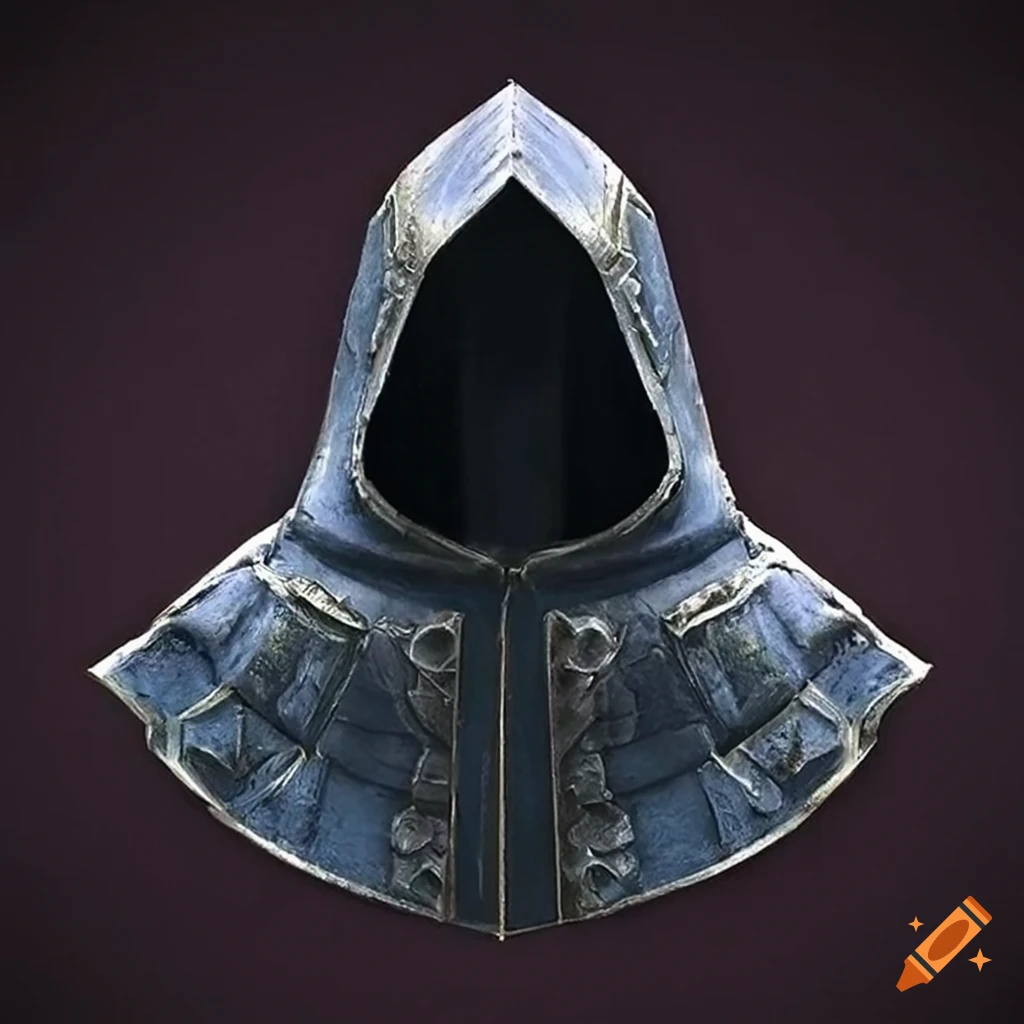 Legendary empty cowl in detailed medieval style on Craiyon