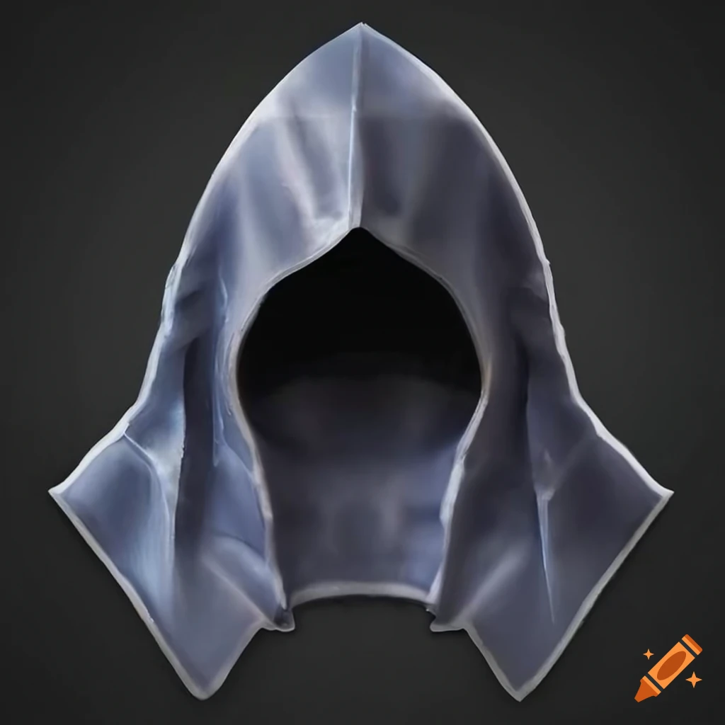 Light magical fantasy empty cowl in detailed medieval style on Craiyon