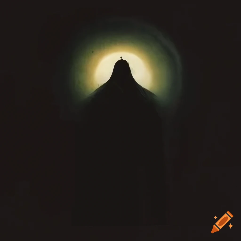 Atmospheric black metal album cover with logo and dark ambiance on Craiyon