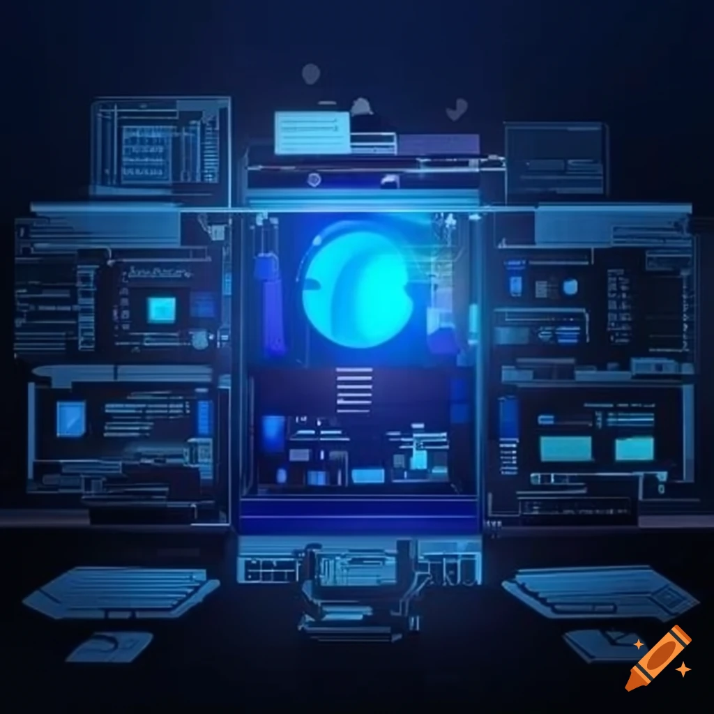 Computer science banner for portfolio on Craiyon