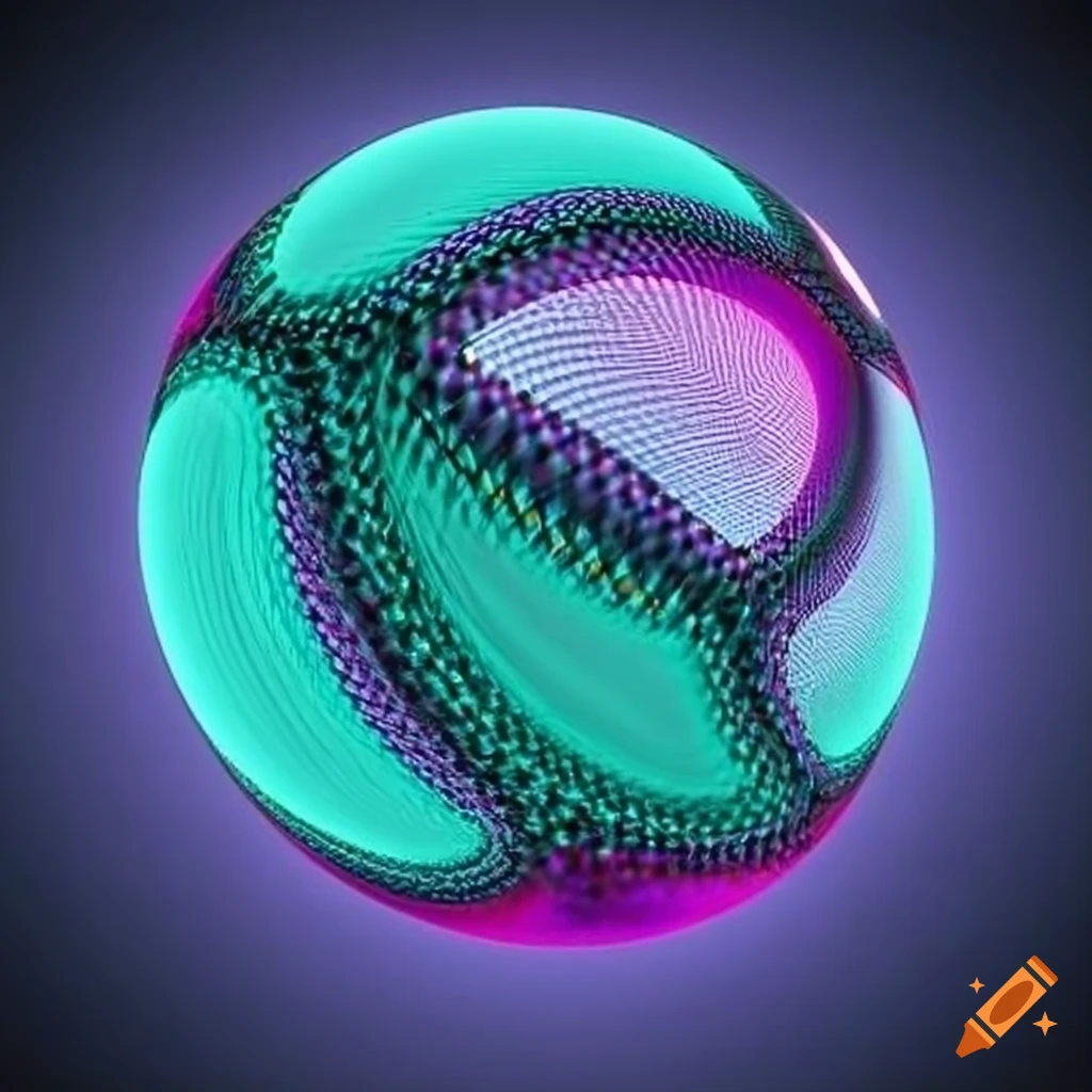 Abstract geometric shapes in pink, turquoise, purple, and black on a ...