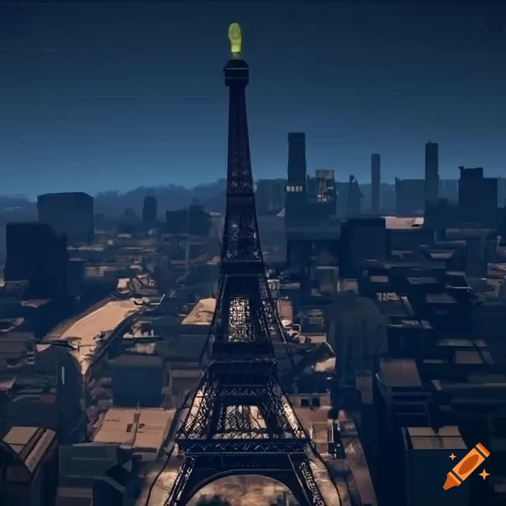 Paris map for fivem on Craiyon