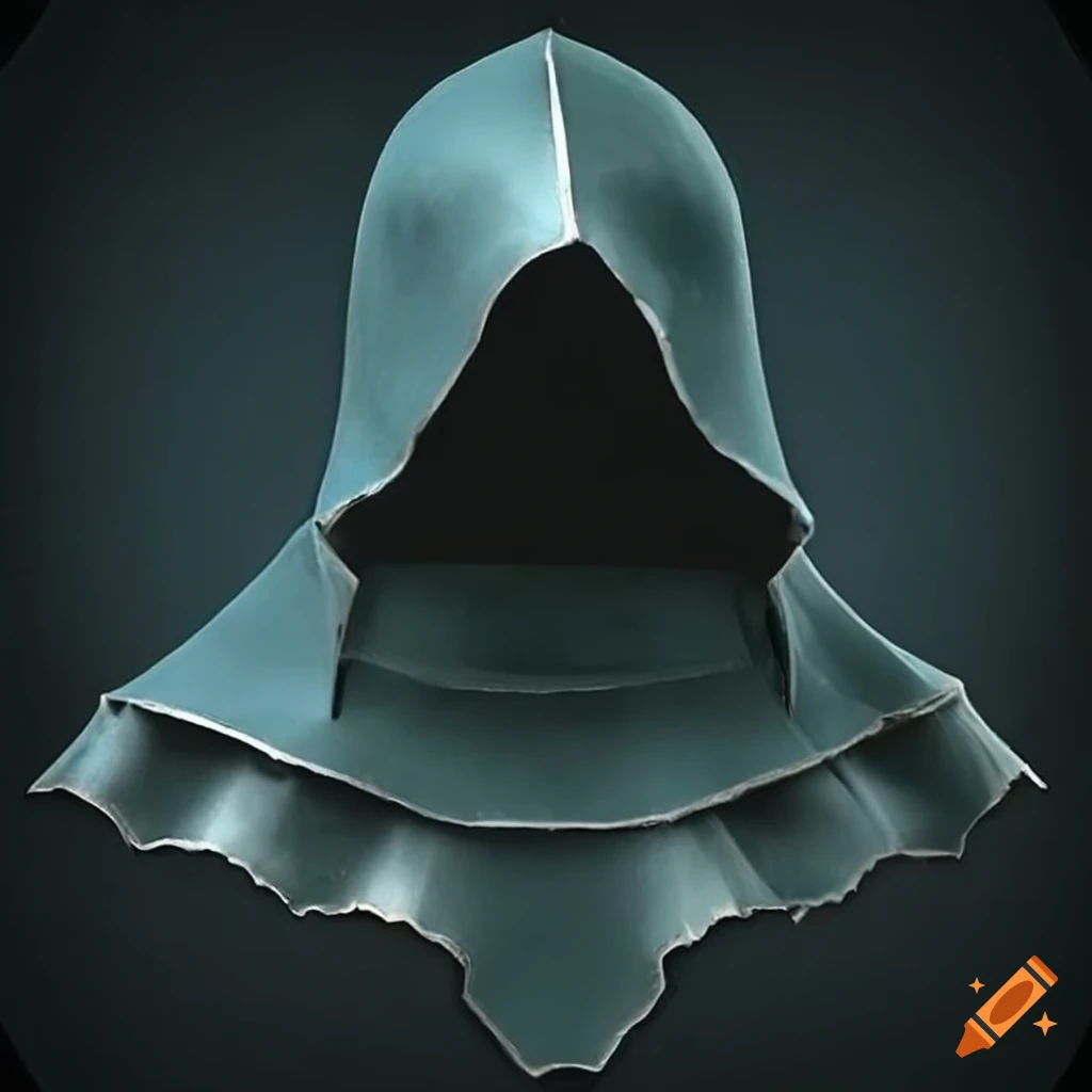 Light magical fantasy empty cowl in detailed medieval style on Craiyon