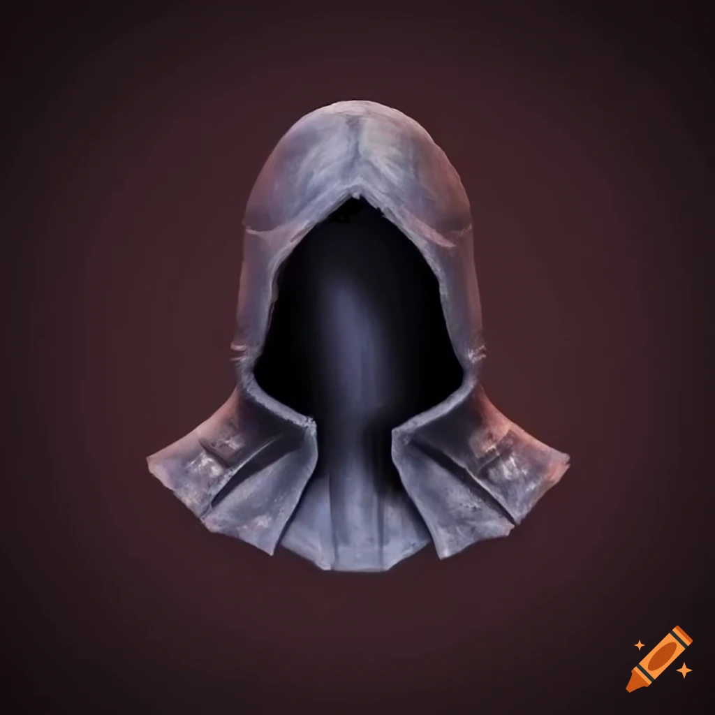 Detailed medieval style empty cowl in a magical fantasy setting on Craiyon