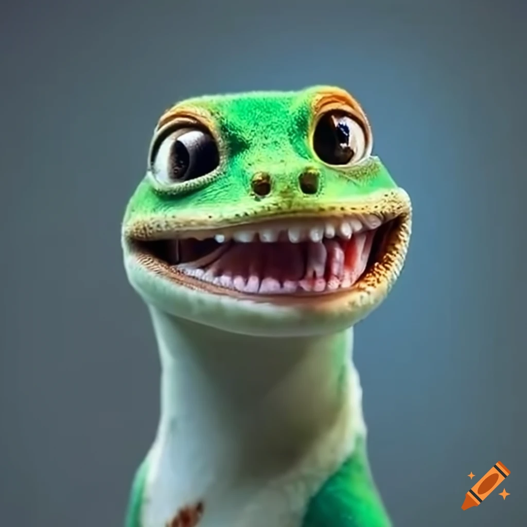 Martin the geico gecko with jake from state farm on Craiyon