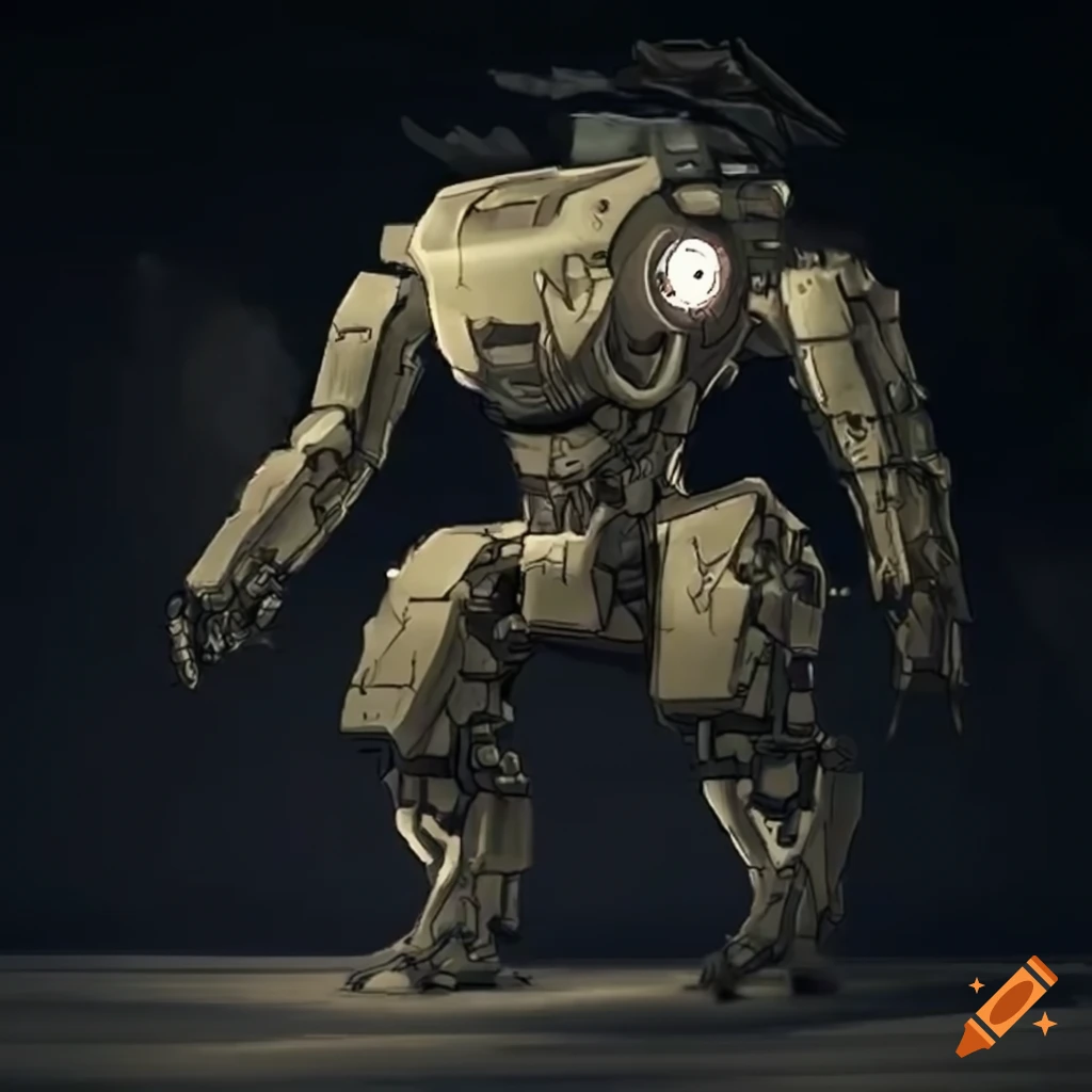 Polymorphism hybrid mech on Craiyon