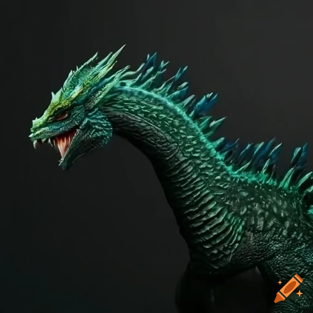 Hyper-realistic chinese dragon variation of godzilla on Craiyon