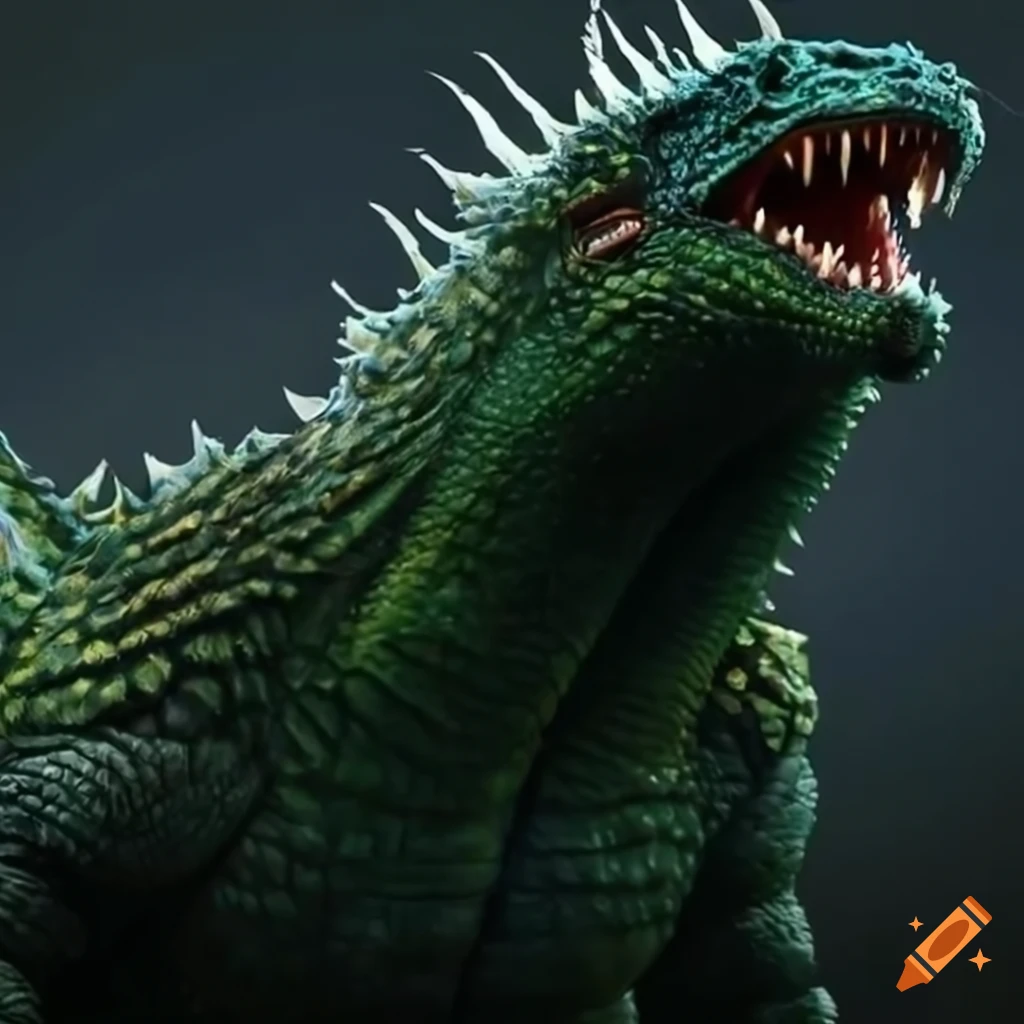 Hyper-realistic chinese dragon inspired by godzilla on Craiyon
