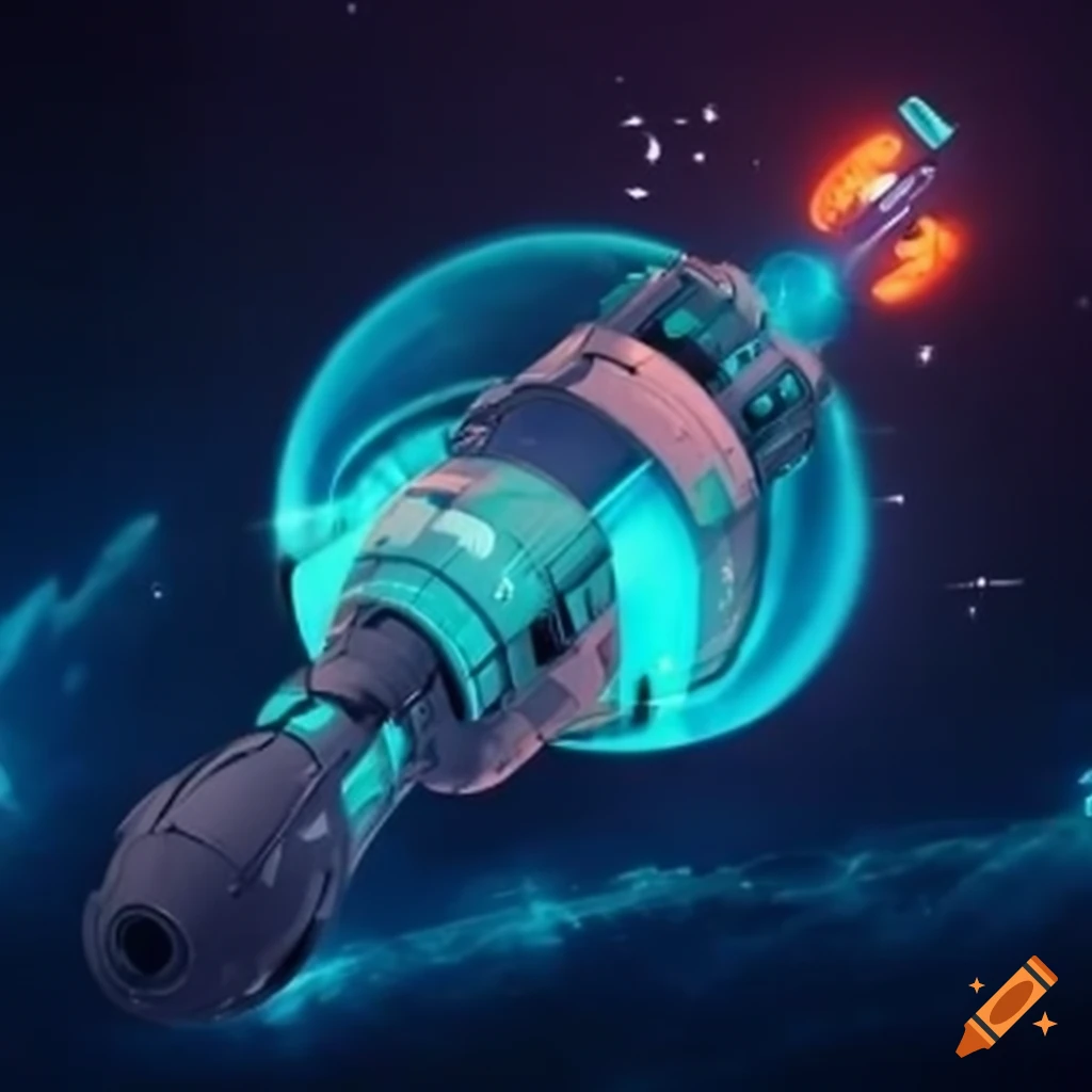 Sci-fi escape pod launched into space on Craiyon