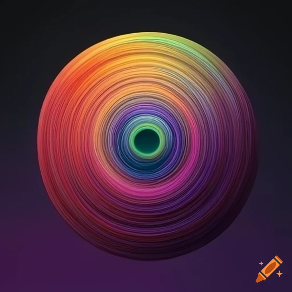 Interpretation of hope through color palette and shape on Craiyon