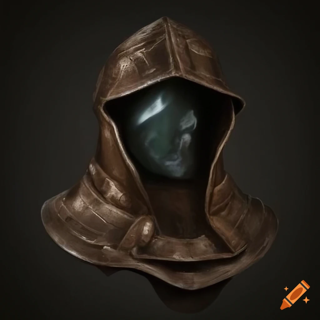 Light magical fantasy empty cowl in detailed medieval style on Craiyon