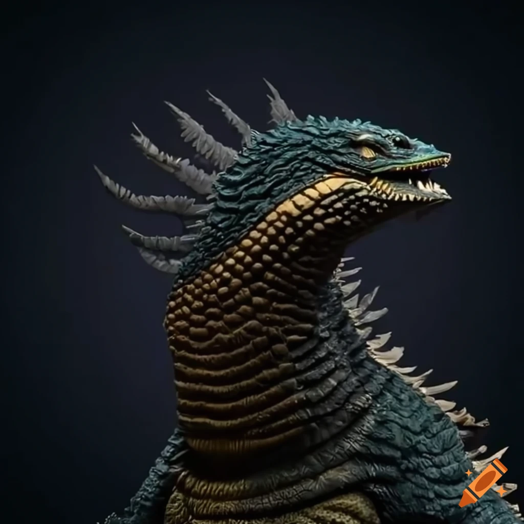 Hyper-realistic chinese dragon variation of godzilla on Craiyon