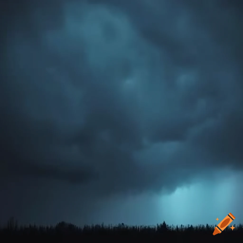 Rain dark sky on Craiyon