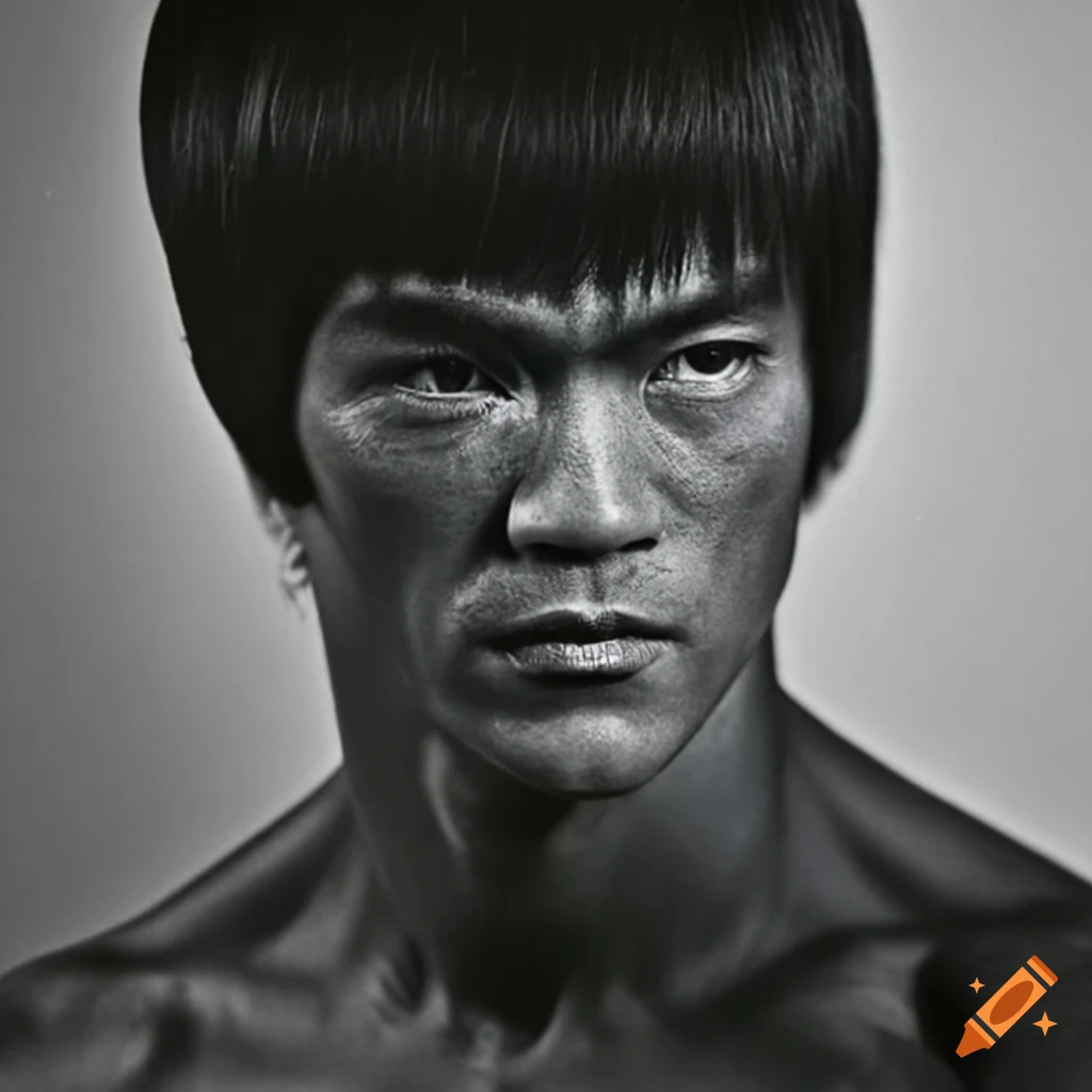 Bruce lee iconic martial artist on Craiyon